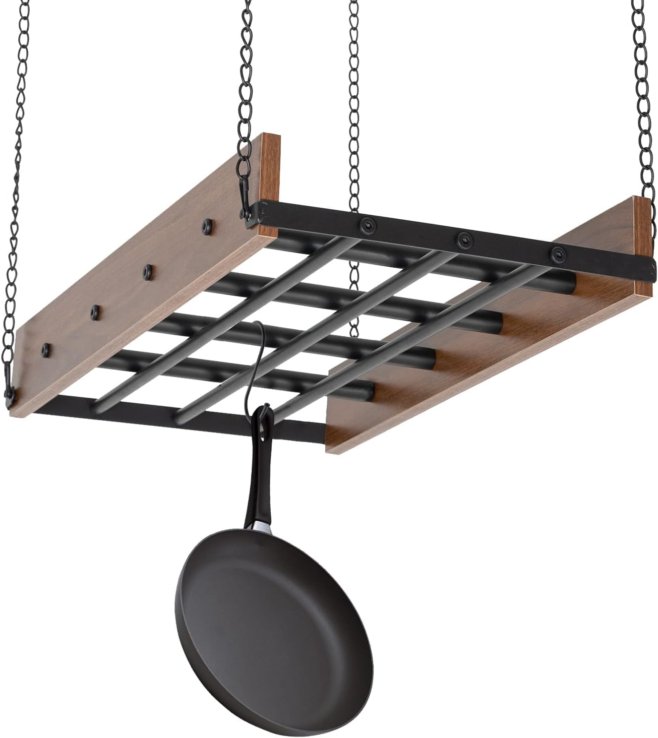 Hanging Pot Rack, Pot Hanger, Vintage Pot Hangers, Ceiling Mount Pot ...