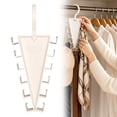 Hanging Purse Organizer, 12 Hooks Triangular Handbag Hanger, Wall ...