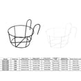 Hanging Railing Planters Flower Pot Holder, Plant Iron Rack, Metal ...