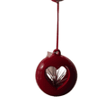 Hanging Red Heart Valentine Ceramic Pot with Live Air Plant ...