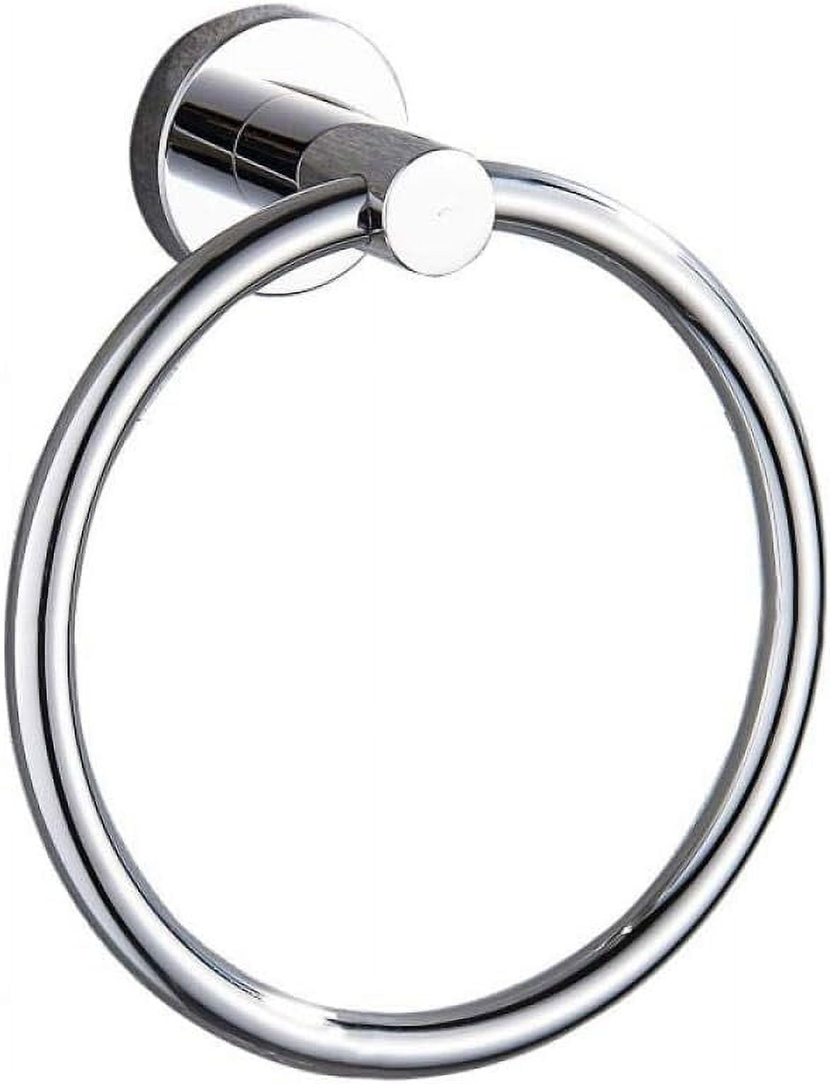 Hanging Ring Round Towel Rack Mounted Ring Towel Hand Towel Stainless ...