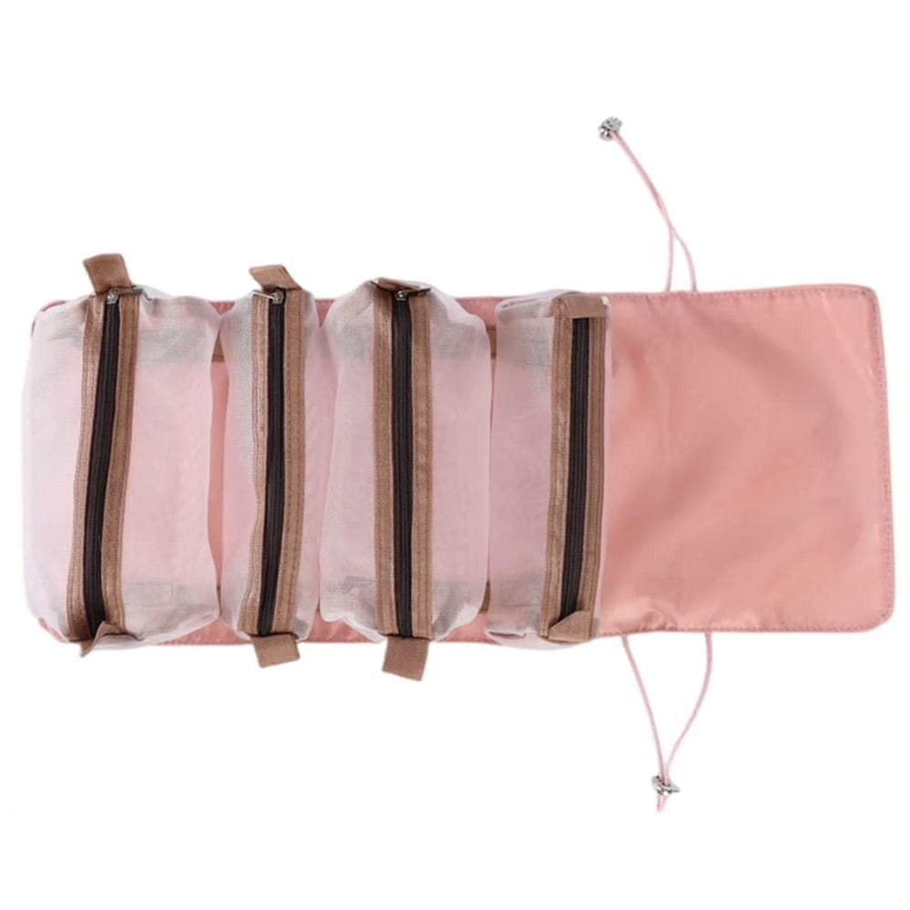Hanging Roll Up Travel Toiletry Bag for Women, Makeup Bag Travel ...