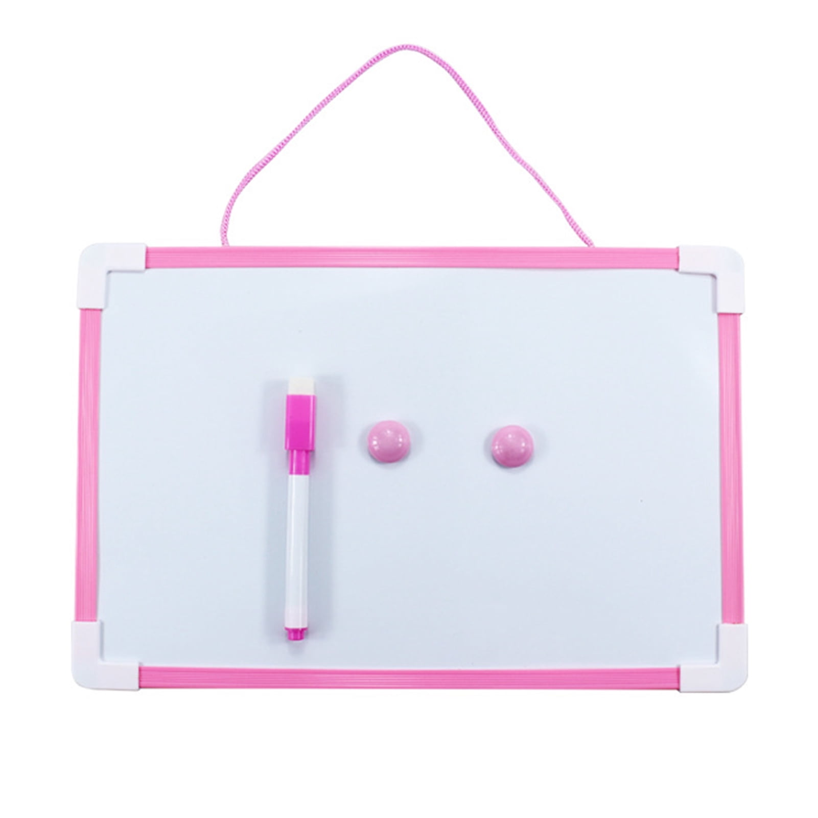 Hanging Rope Magnetic Whiteboard Set with PVC Frame Smooth Writing ...