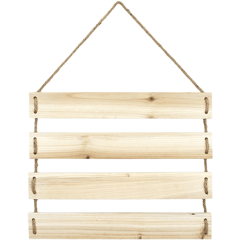 Wooden Plank Sign
