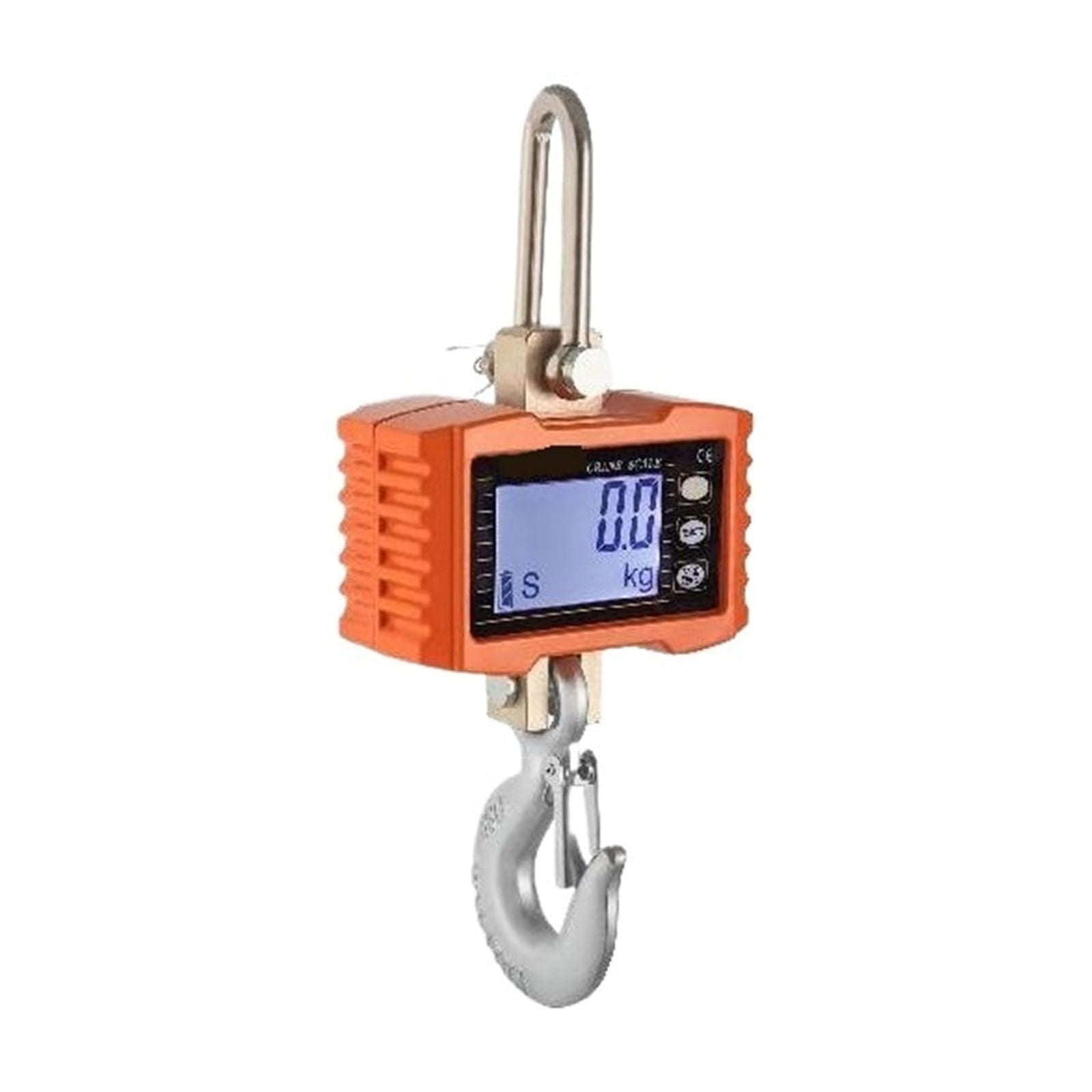 Hanging Scale 1000KG (2200LBS) Orange Digital Industrial Heavy Duty ...