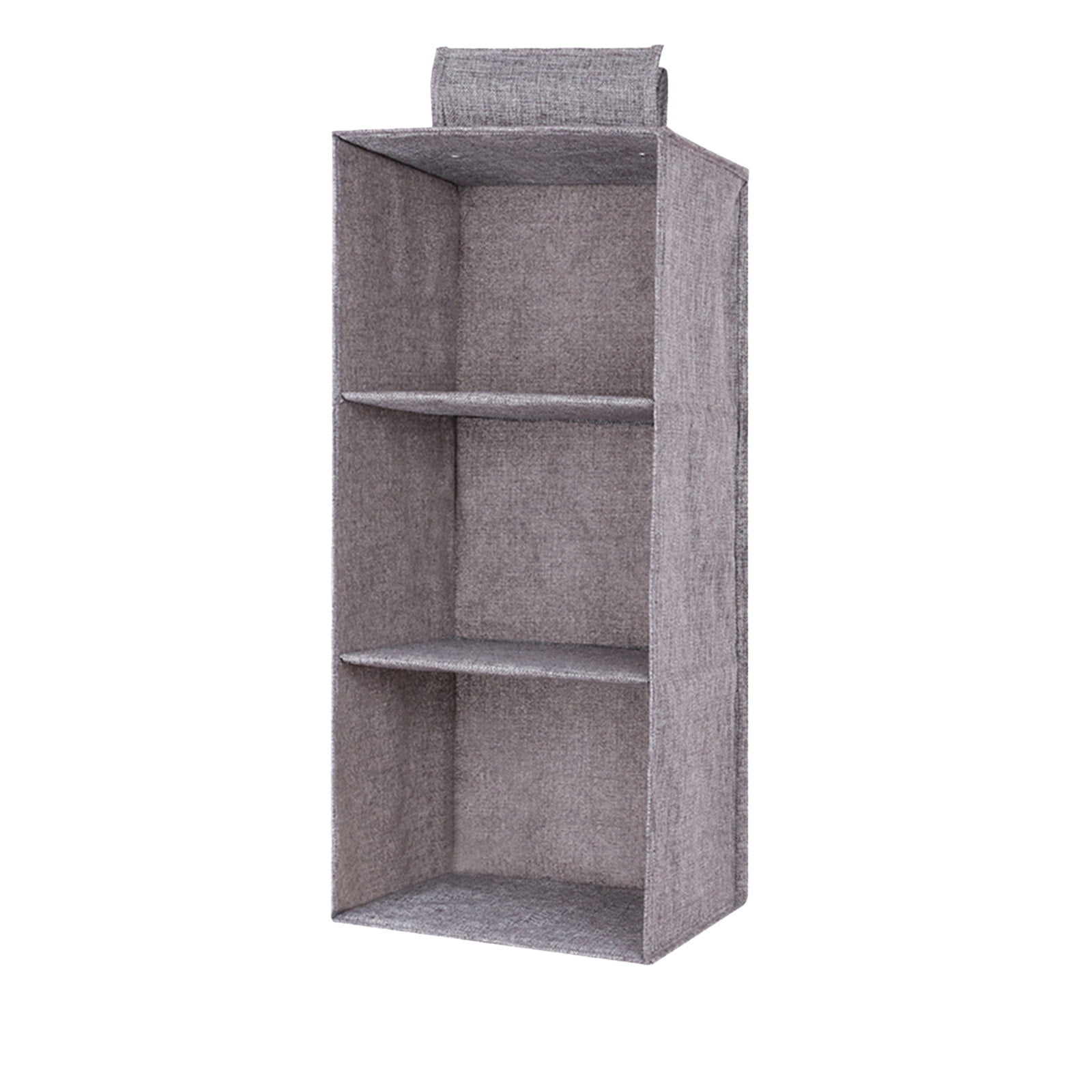 A Hanging Shelf Organizer Storage Rack Foldable Breathable Fabric ...