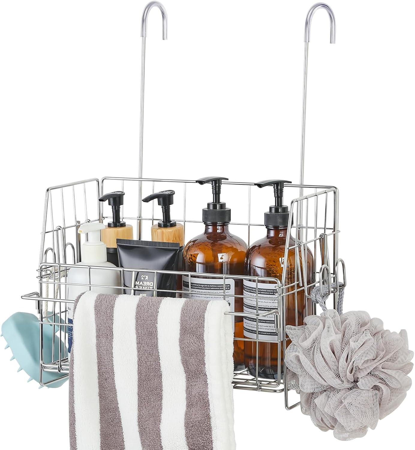 Hanging Shower Organizer, Shower Caddy Hanging, Bathroom Storage Rack ...