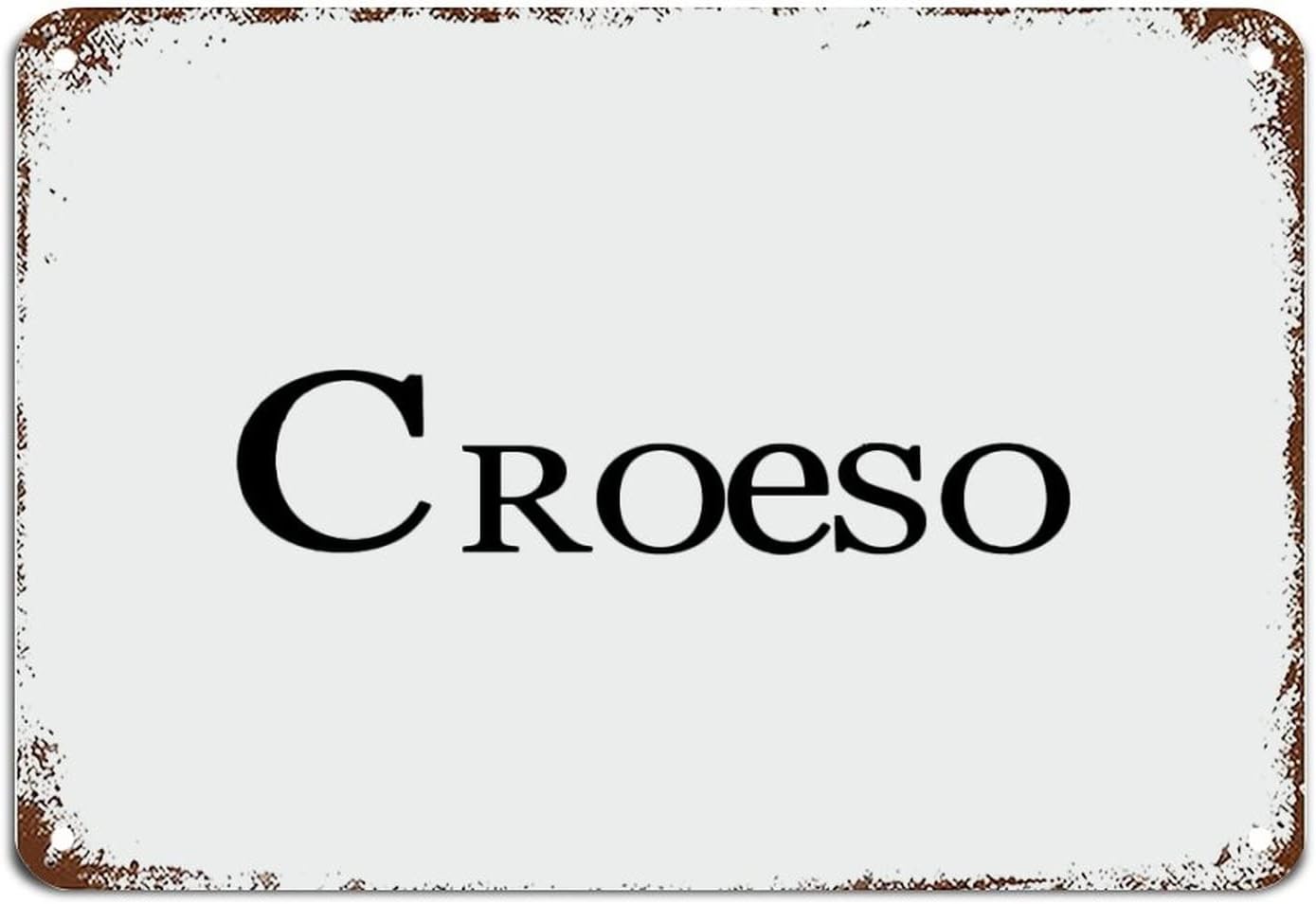 Hanging Sign Welsh Croeso with Welsh Dragon Door Metal Sign with ...