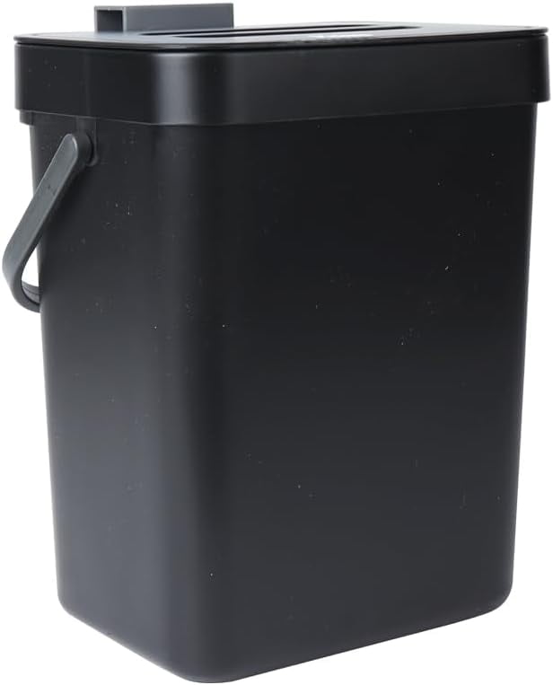 Hanging Small Trash Can with Lid Under Sink for Kitchen, 5 L/ 1.3 ...