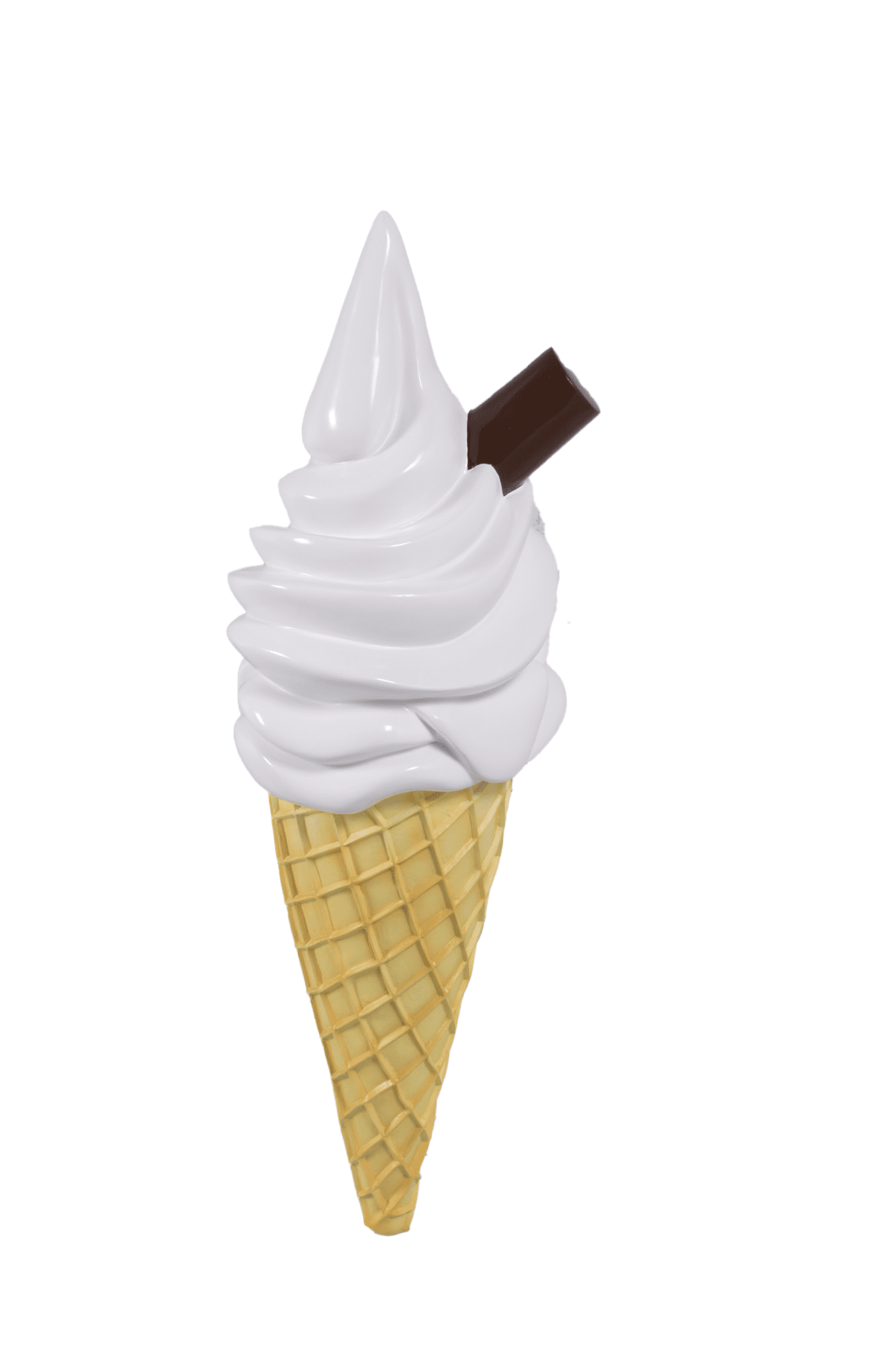 Hanging Soft Serve Vanilla Ice Cream Over Sized Statue - Walmart.com