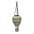 Hanging Solar Lantern, Flickering Rattan Hot Air Balloon Shaped, 1 Pack ...