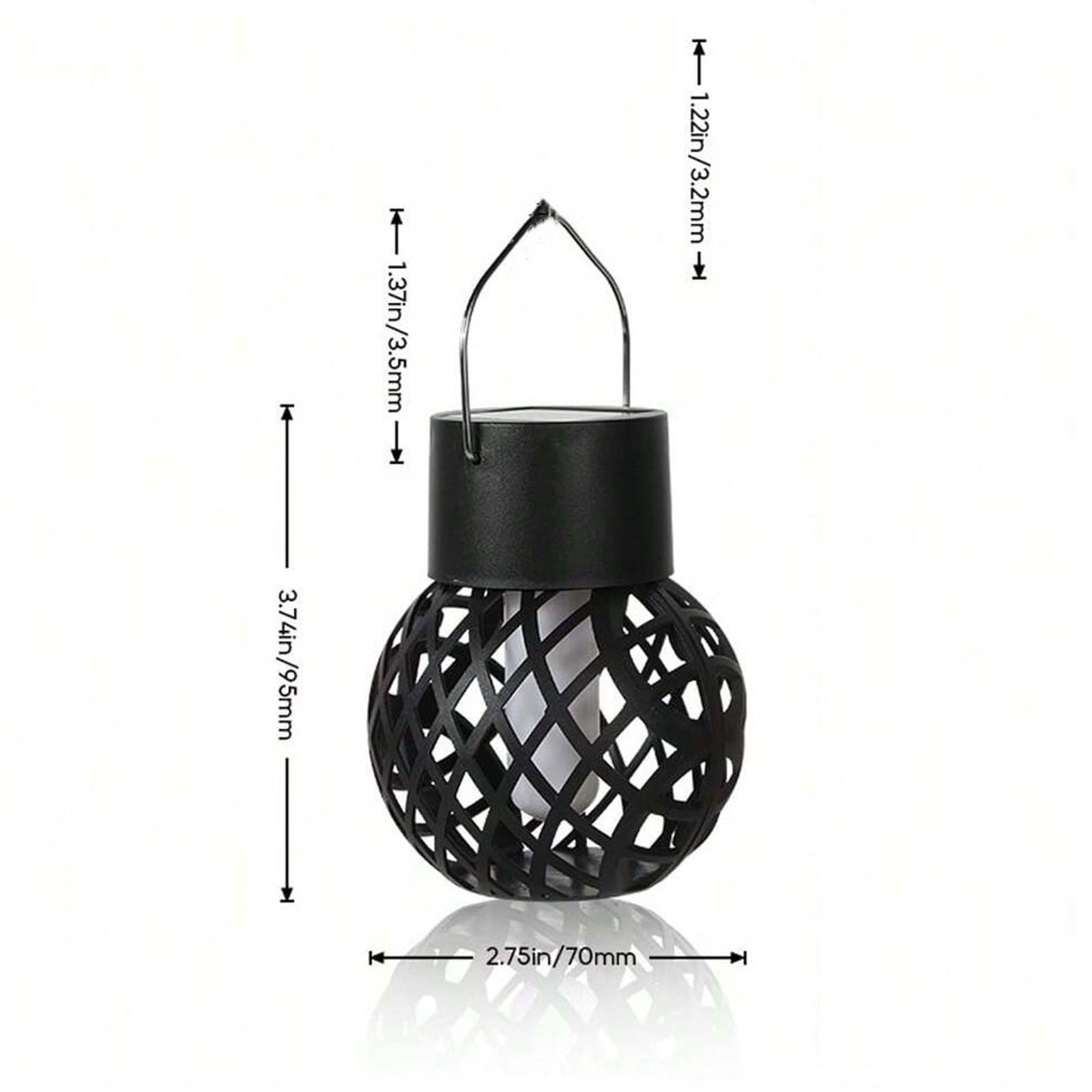 Hanging Solar Lights Outdoor Waterproof, Mini Solar Lanterns Outdoor ...