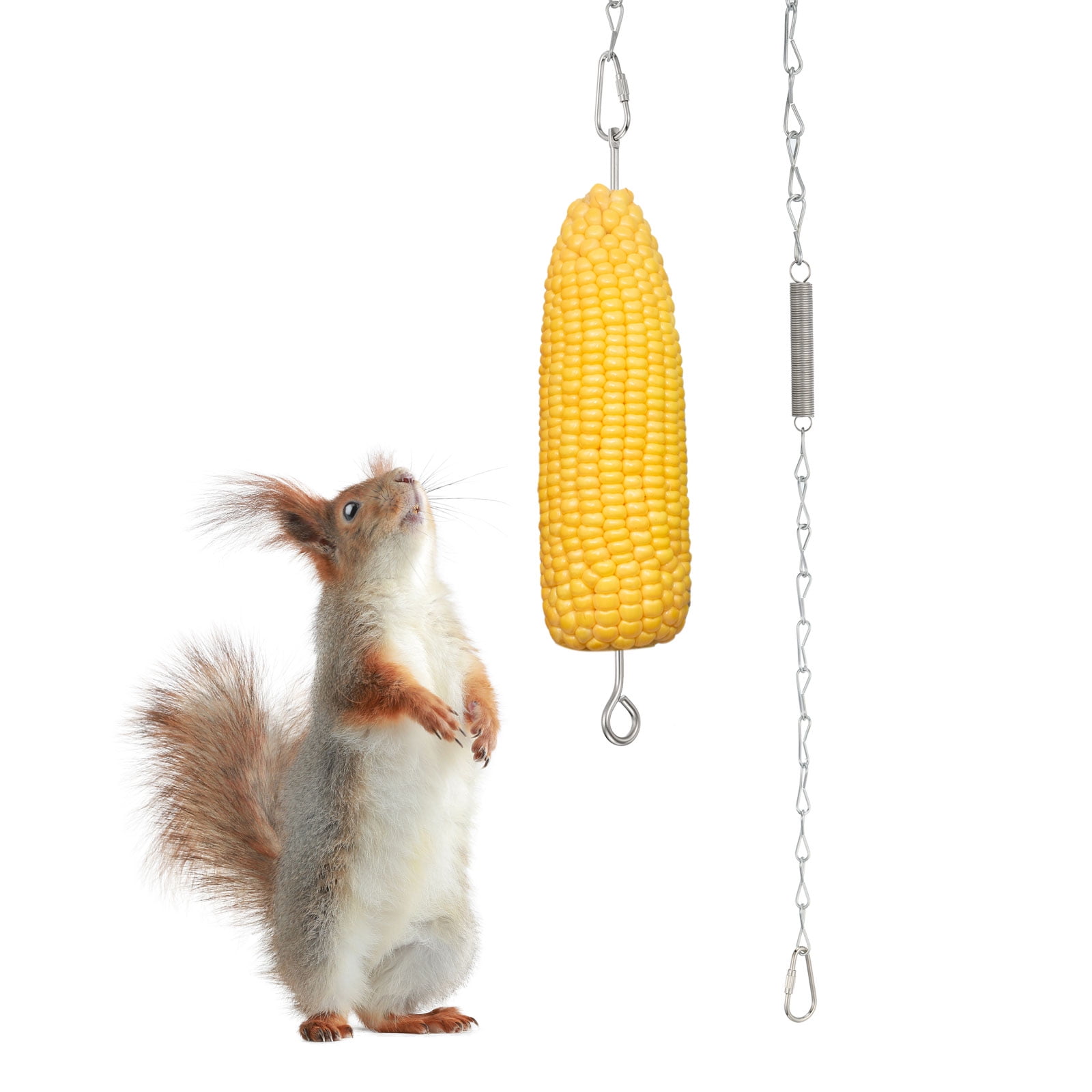 Uxcell Hanging Squirrel Feeder 37inch Outside Corn Cob Holder - Walmart.com