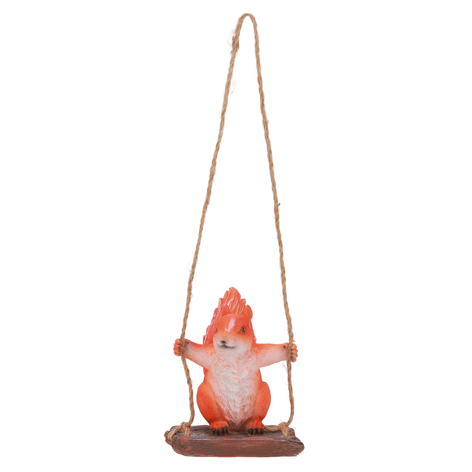 Hanging Squirrel Statues Garden Decor Cute Swing Squirrel Sculpture ...