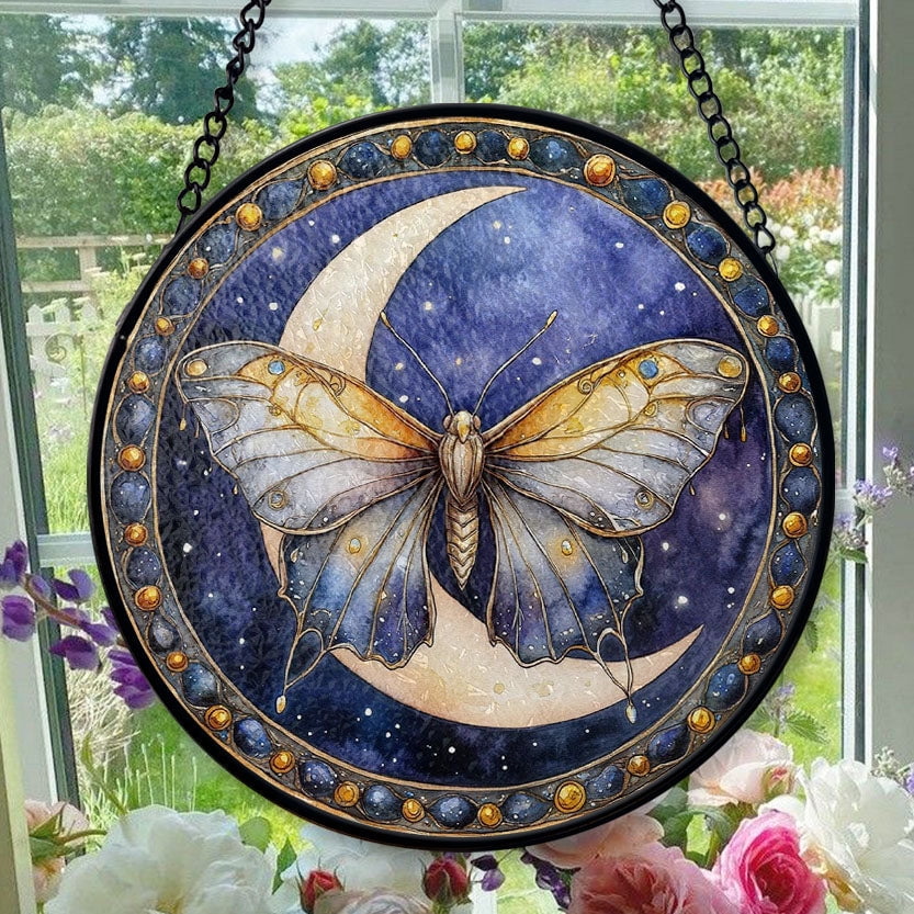 Hanging Stained Glass for Windows Butterfly - Stained Glass for Windows ...