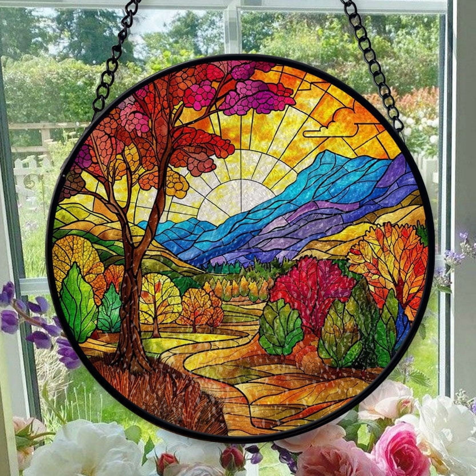 Surprising Hanging Stained Glass Gallery