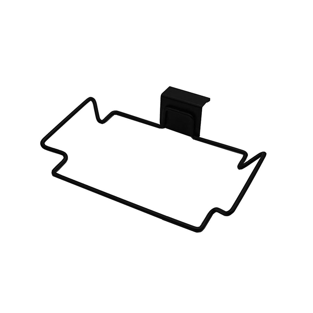 Hanging Stainless Steel Garbage Bag Hanger Cupboard Door Back Storage ...