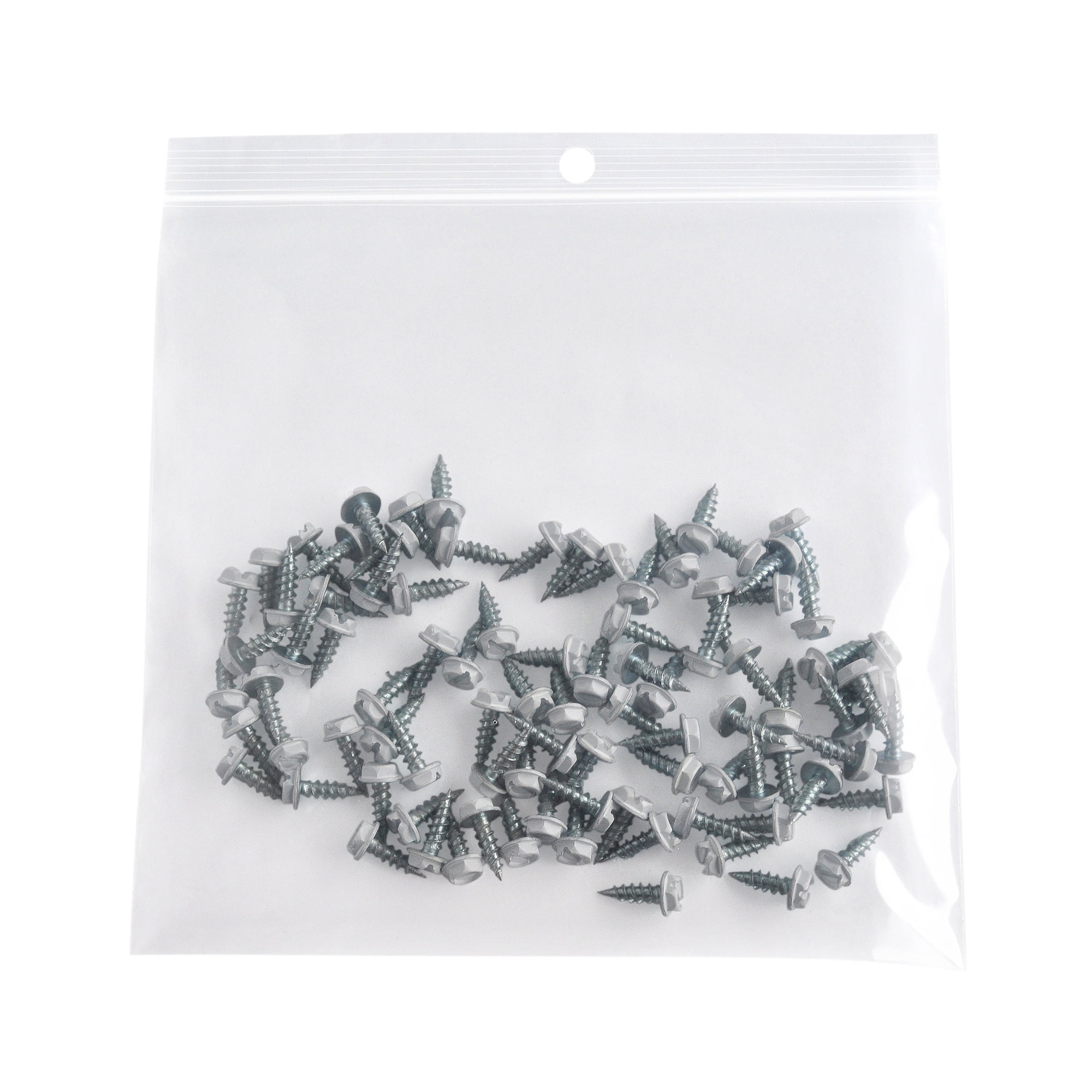 Hanging Storage Zip Lock Bag, Clear, 3" x 5", 2 Mil 1000 Pieces ...