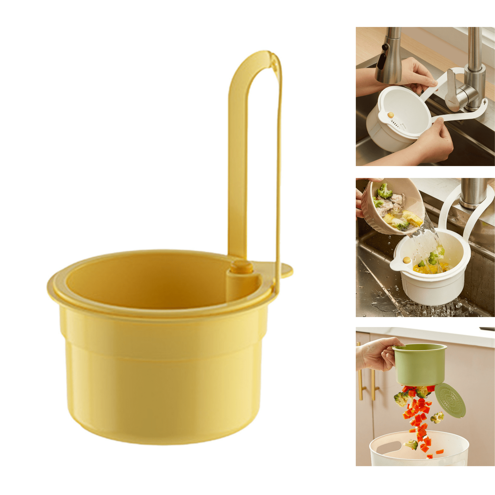 Hanging Strainer Basket for Kitchen Faucet - 2025 New Space-Saving ...