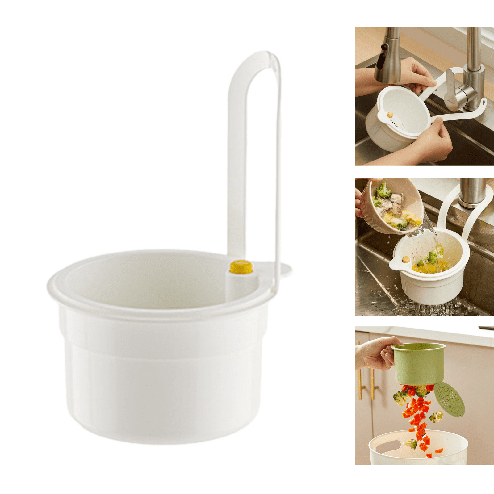 Hanging Strainer Basket for Kitchen Faucet - 2025 New Space-Saving ...