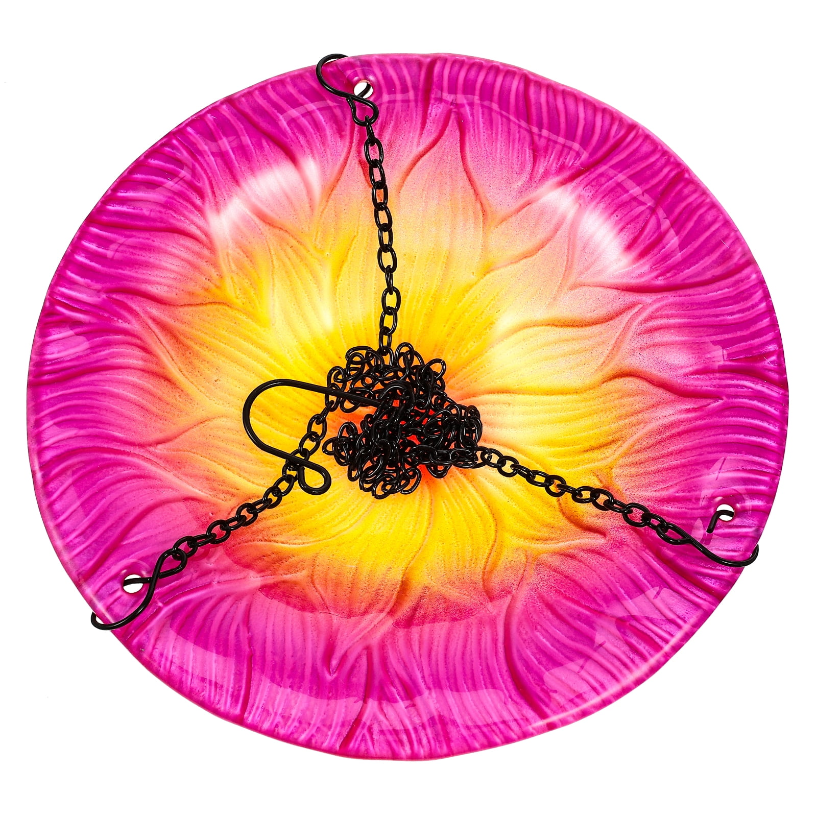 Hanging Swing Bird Food Feeder Garden Decor Outdoor Bath Bowl Feeders ...