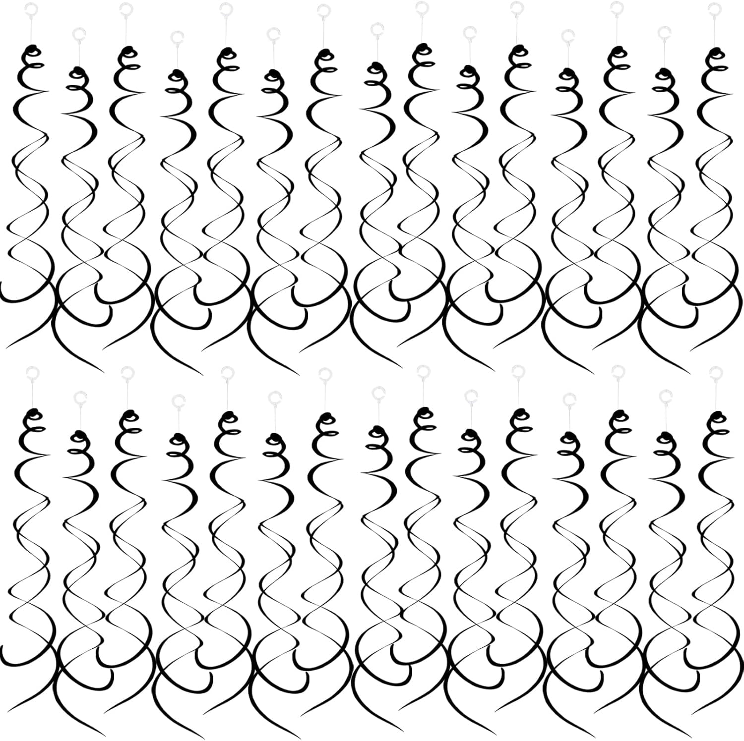 Hanging Swirl Party Decorations Foil Decorations Ceiling Swirl Spiral ...