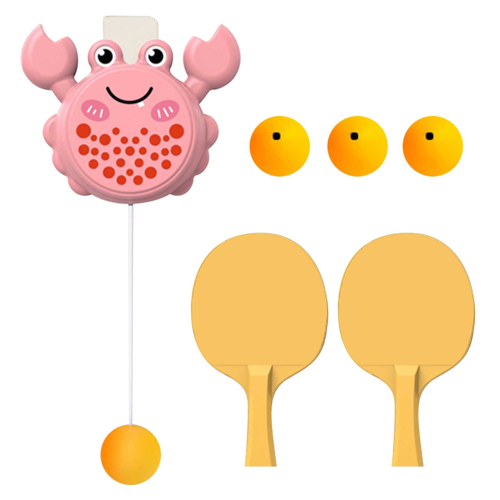 Hanging Table Tennis Trainer Portable Ping Pong Paddle Set for Kids ...