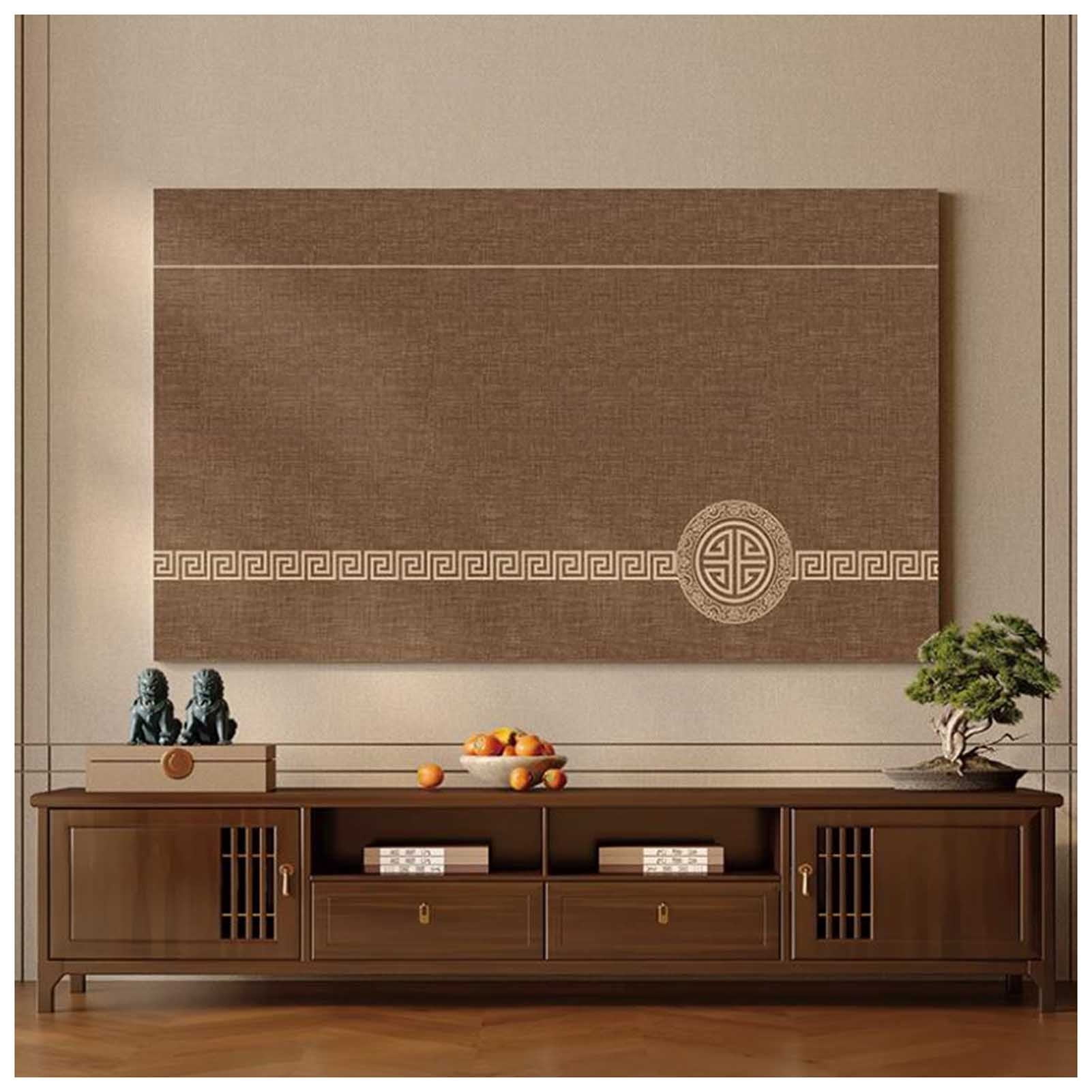 Hanging Table Top TV Cover,Printing Dust Cover,Elastic Band Prevents ...