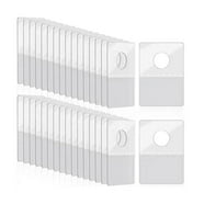 1.65 x 3.9 Inches Shelf Label Holder Clear Plastic Clip on Labels Shelf ...