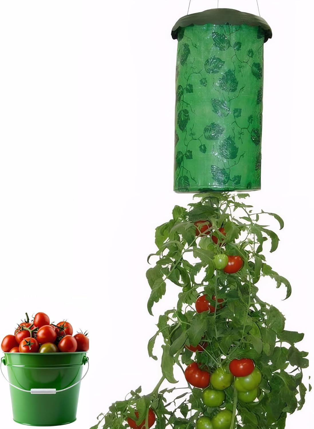 Hanging Tomato Planters Upside Down: Vegetable Planter Grow Bags ...
