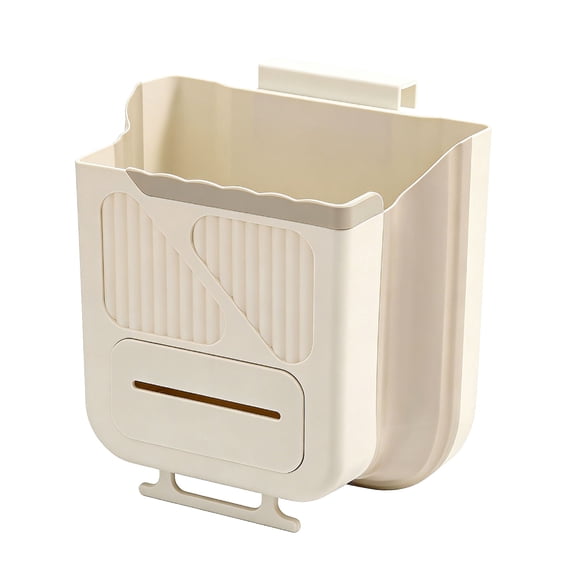 Hanging Trash Can Foldable For Small Space Homes Kitchen Bathroom ...