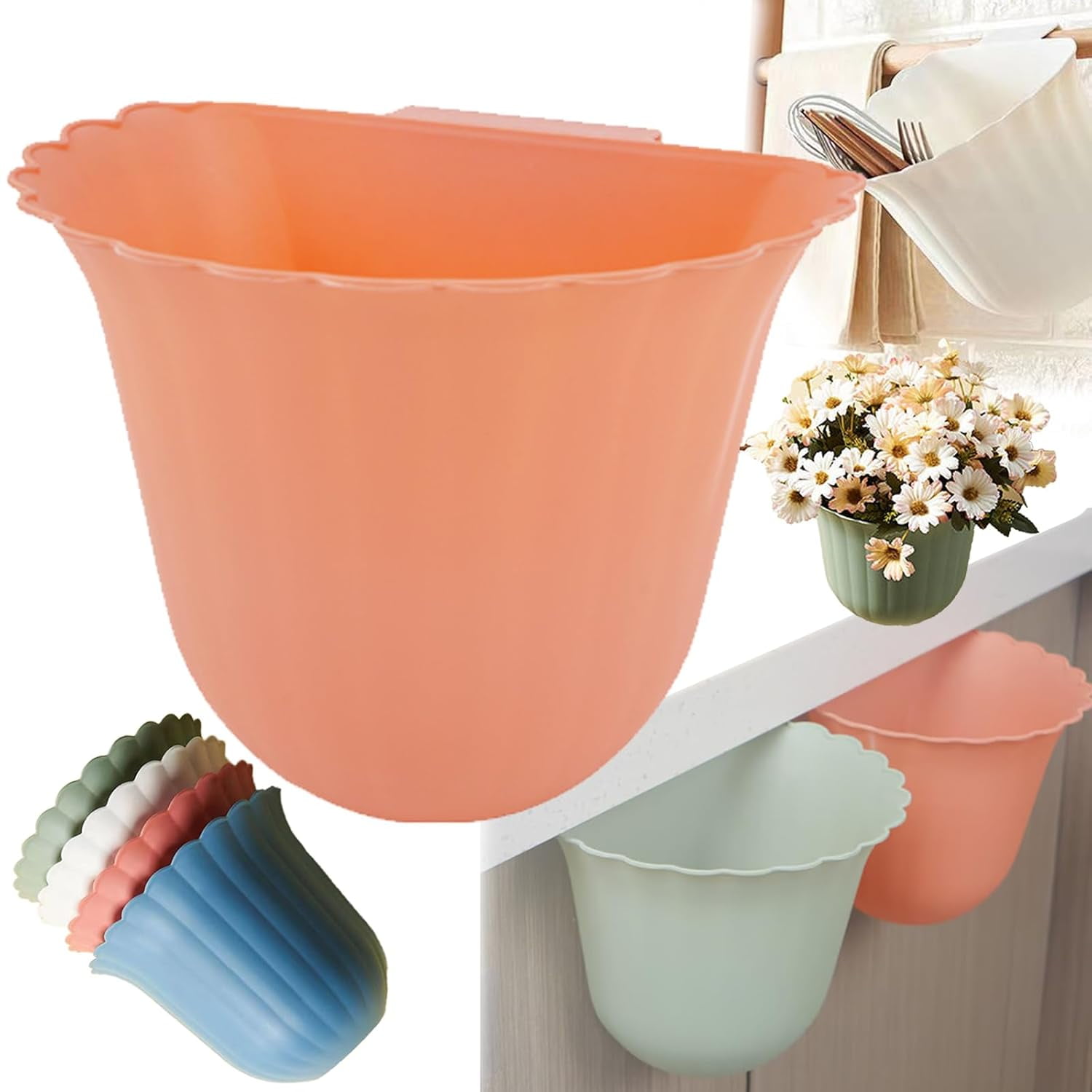 Hanging Trash Can, Hanging Trash Can for Kitchen Cabinet Door ...