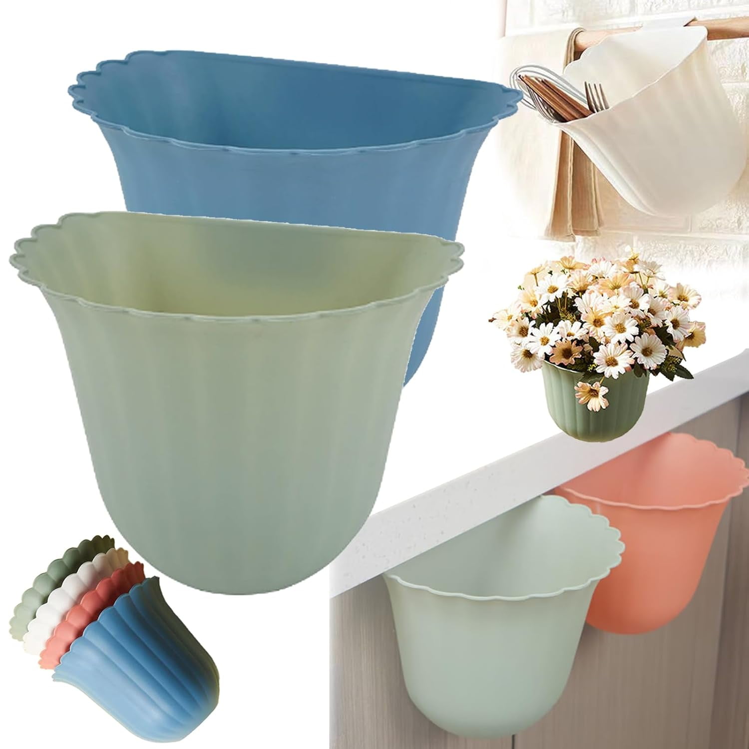 Hanging Trash Can, Hanging Trash Can for Kitchen Cabinet Door ...