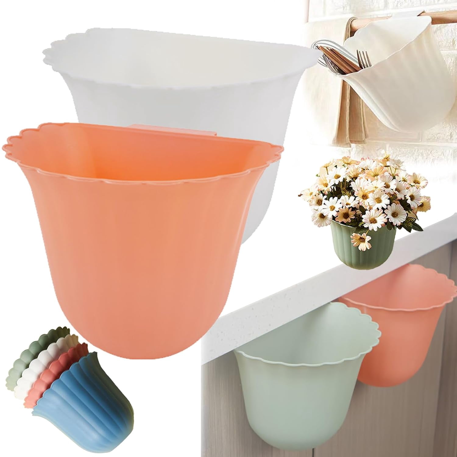 Hanging Trash Can, Hanging Trash Can for Kitchen Cabinet Door ...