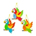 Hanging Tropical Parrot Craft Kit, Makes 12, Craft Kits, Party Supplies ...