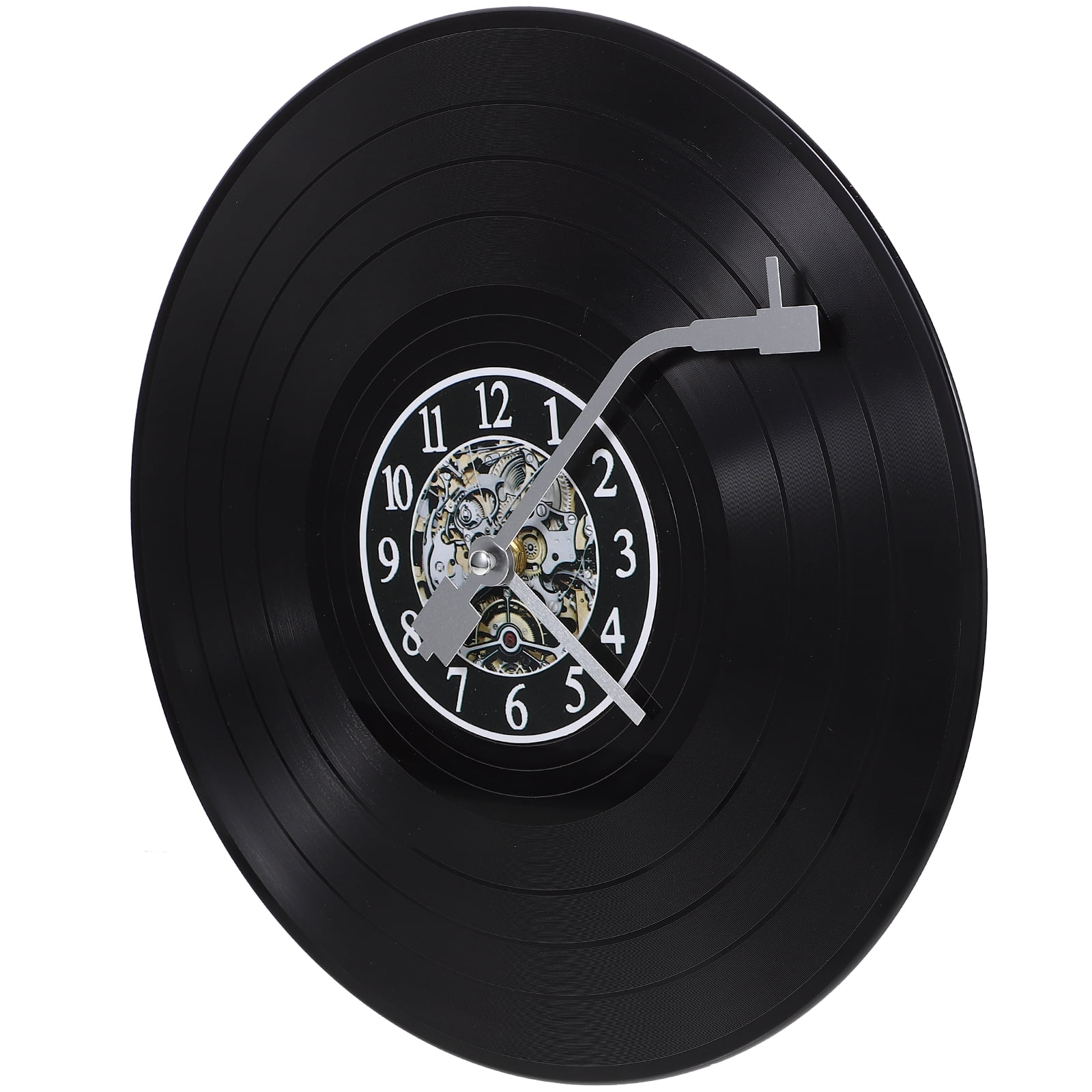Hanging Wall Clock Creative Record Store Decor Graffiti Gift - Walmart.com