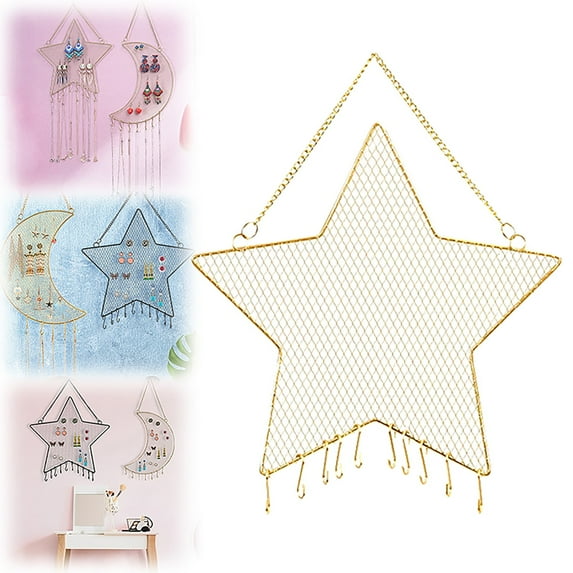 Hanging Wall Decor,1PC Earring Wall Holder Hanging Jewelry Storage ...