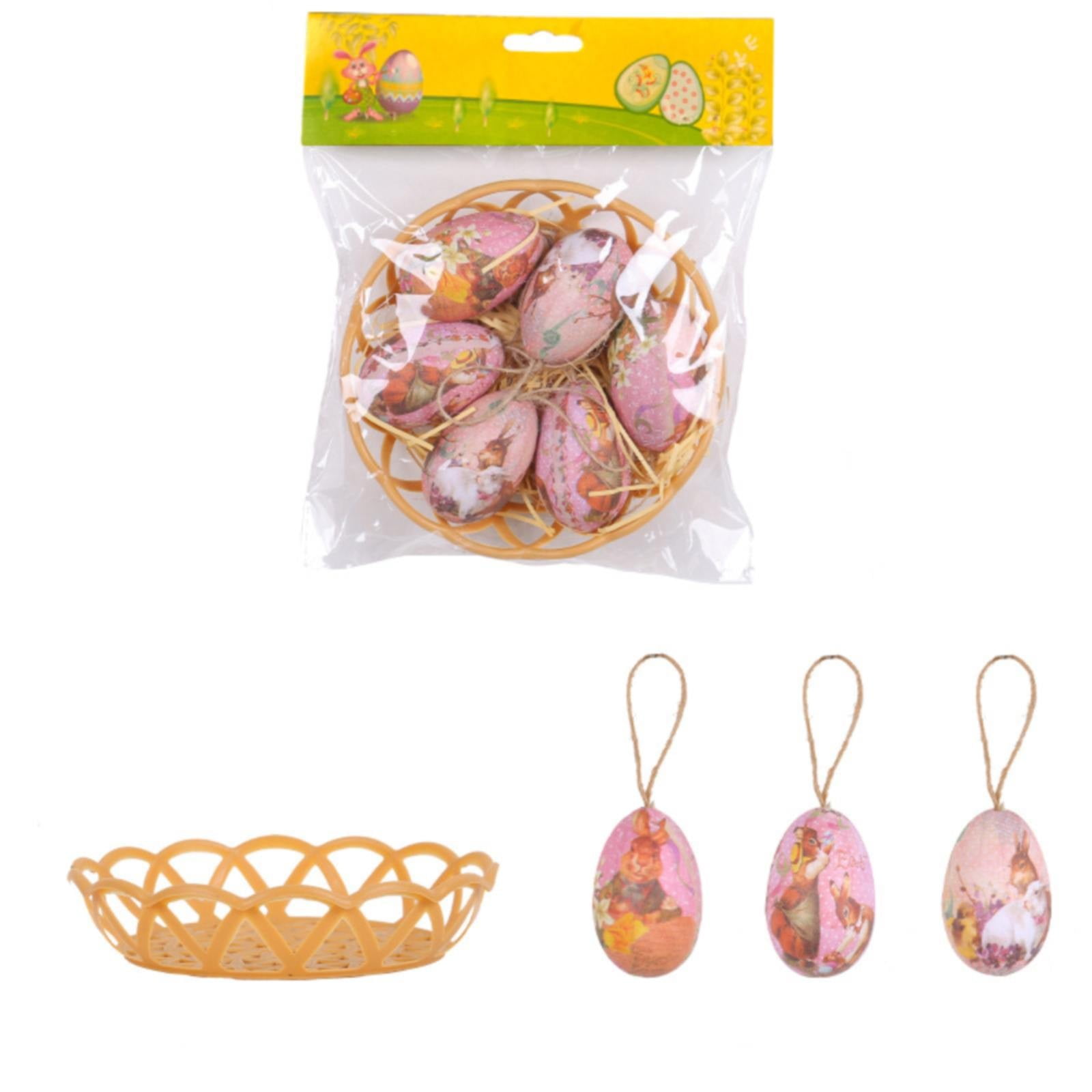 Hanging Wall Decor,Easter Eggs Decorations Hanging Ornaments Colorful ...