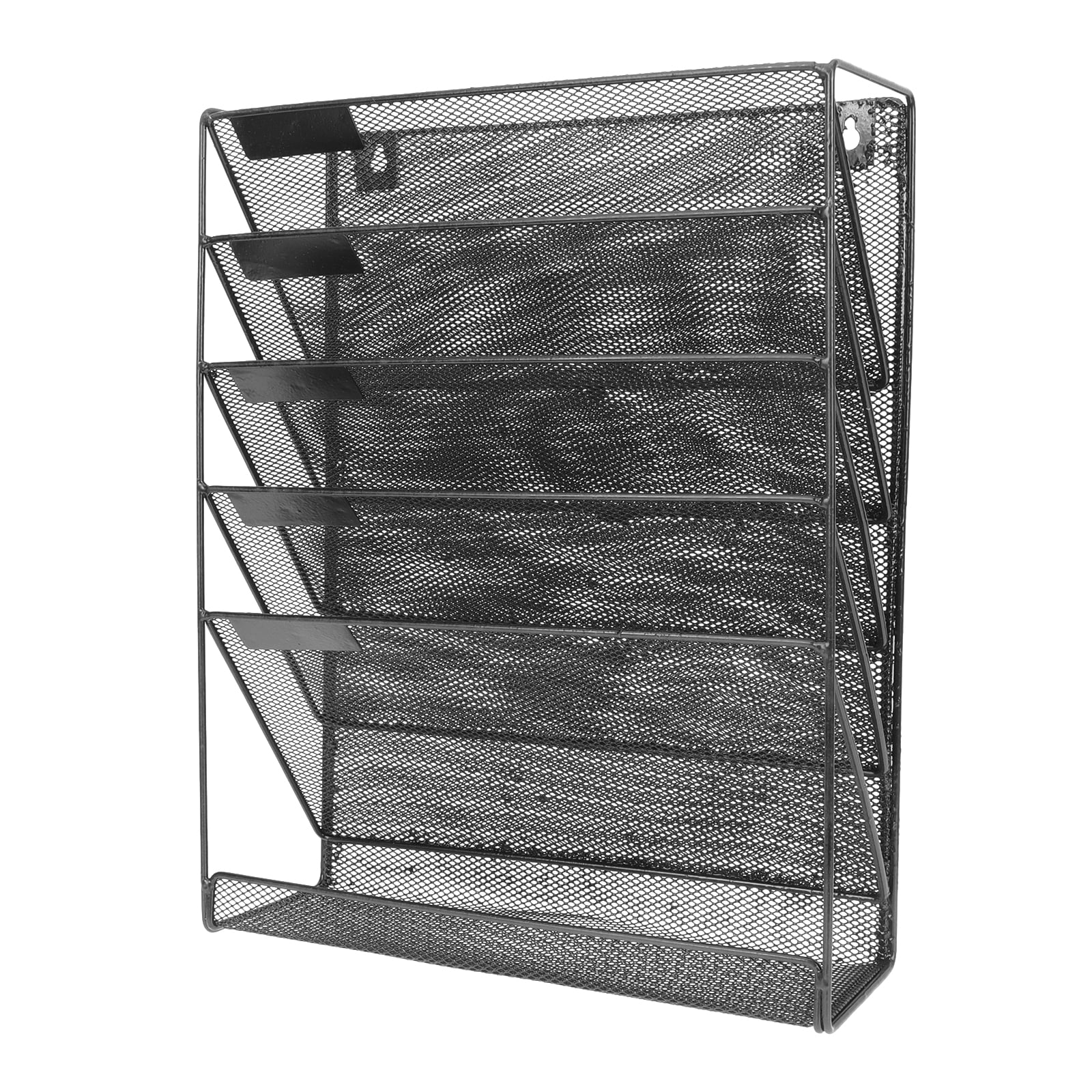 Hanging Wall File Organizer Rack Wall-mounted Magazine Office - Walmart.com