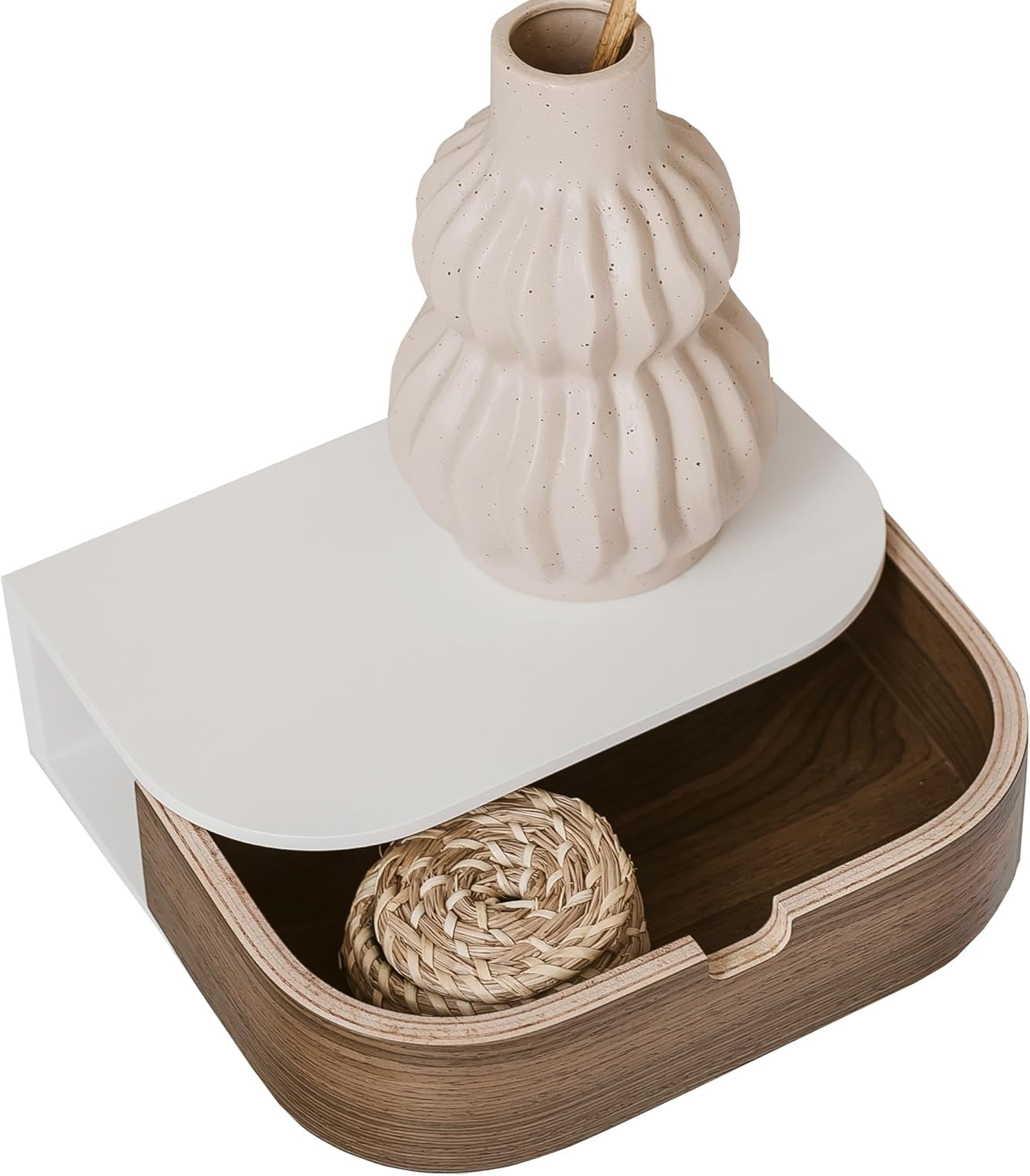 Hanging Wall Shelf with Drawer, Wooden Wall Shelf, Small Wall Drawers ...