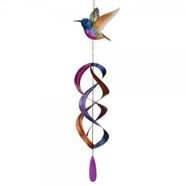 Large Kinetic Metal Brown Owl, Wind Spinner Garden Art & Yard Stake ...