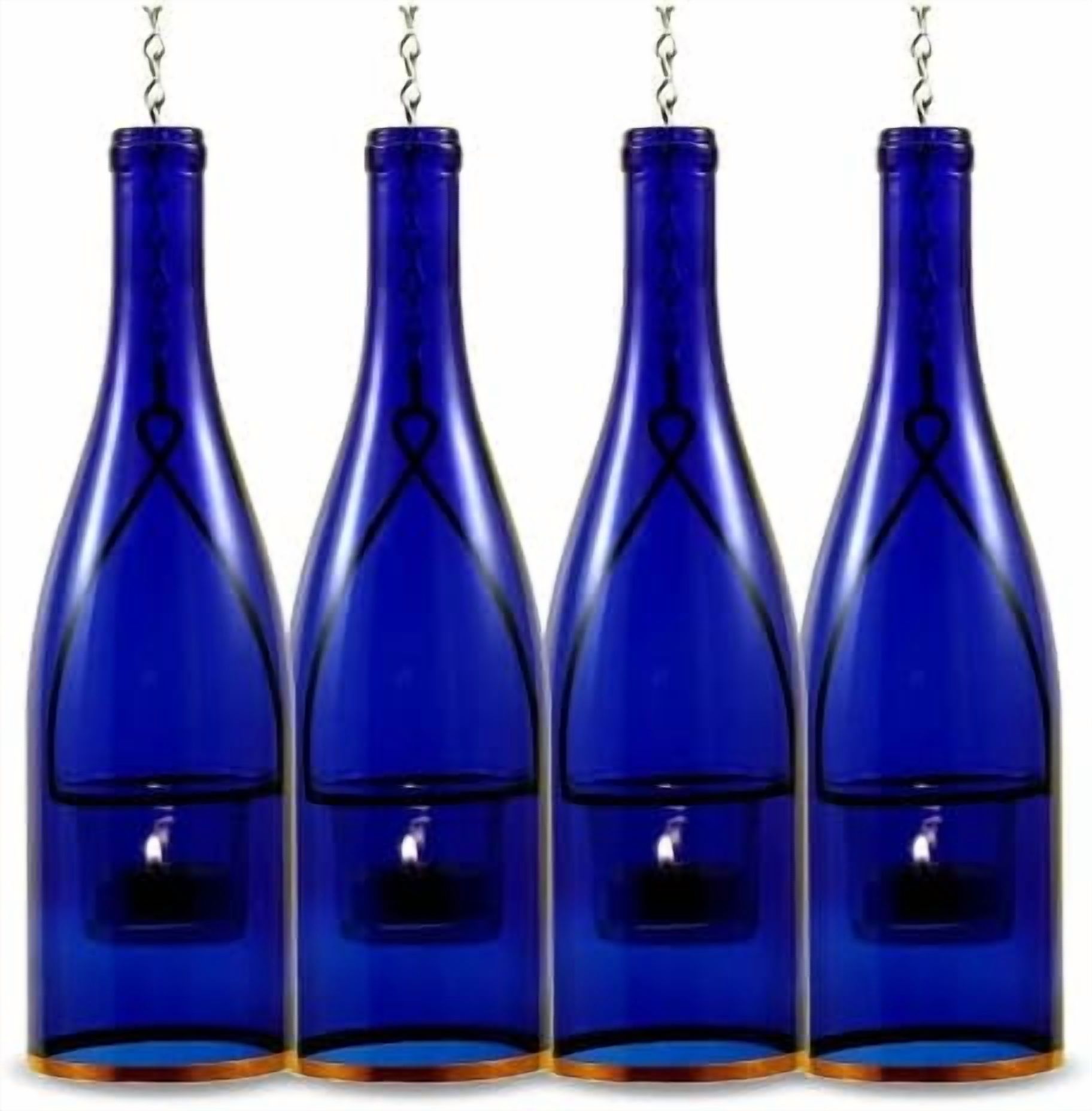 Hanging Wine Bottle Indoor/Outdoor Lantern Lights, Decorative Lights ...