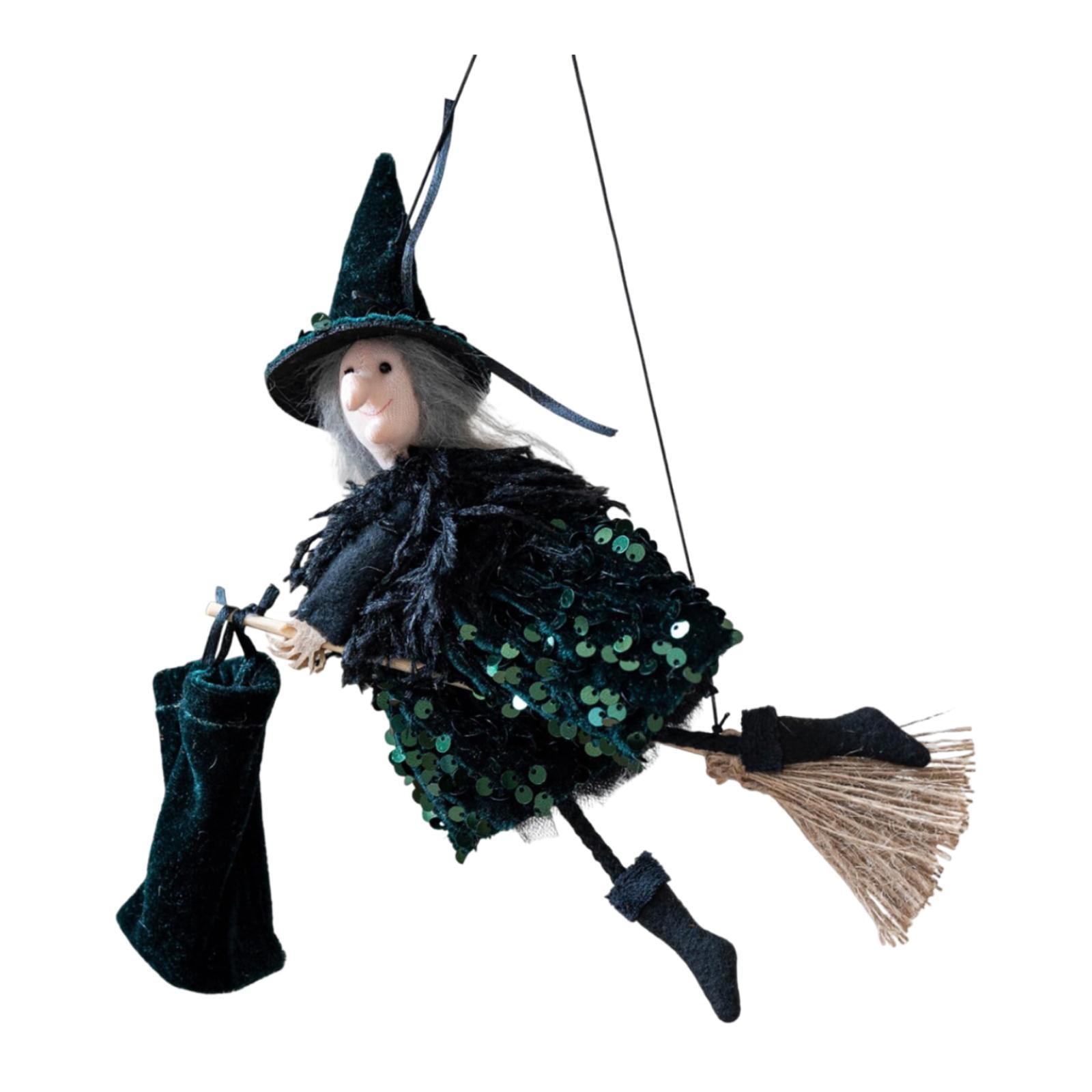 Hanging Witch Decor Flying Witch Prop Lightweight Silk Cloth for ...
