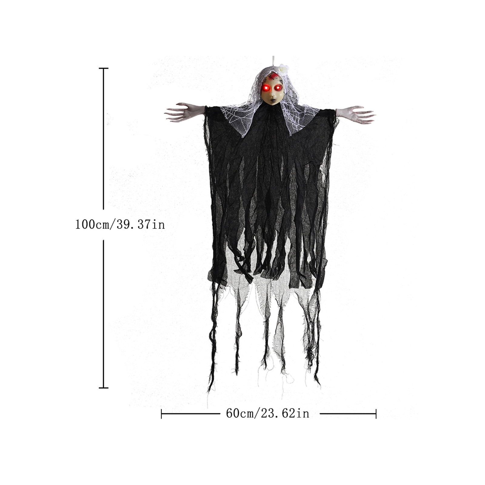 Hanging Witch, Halloween Animatronics Hanging Ghost Animated Halloween ...