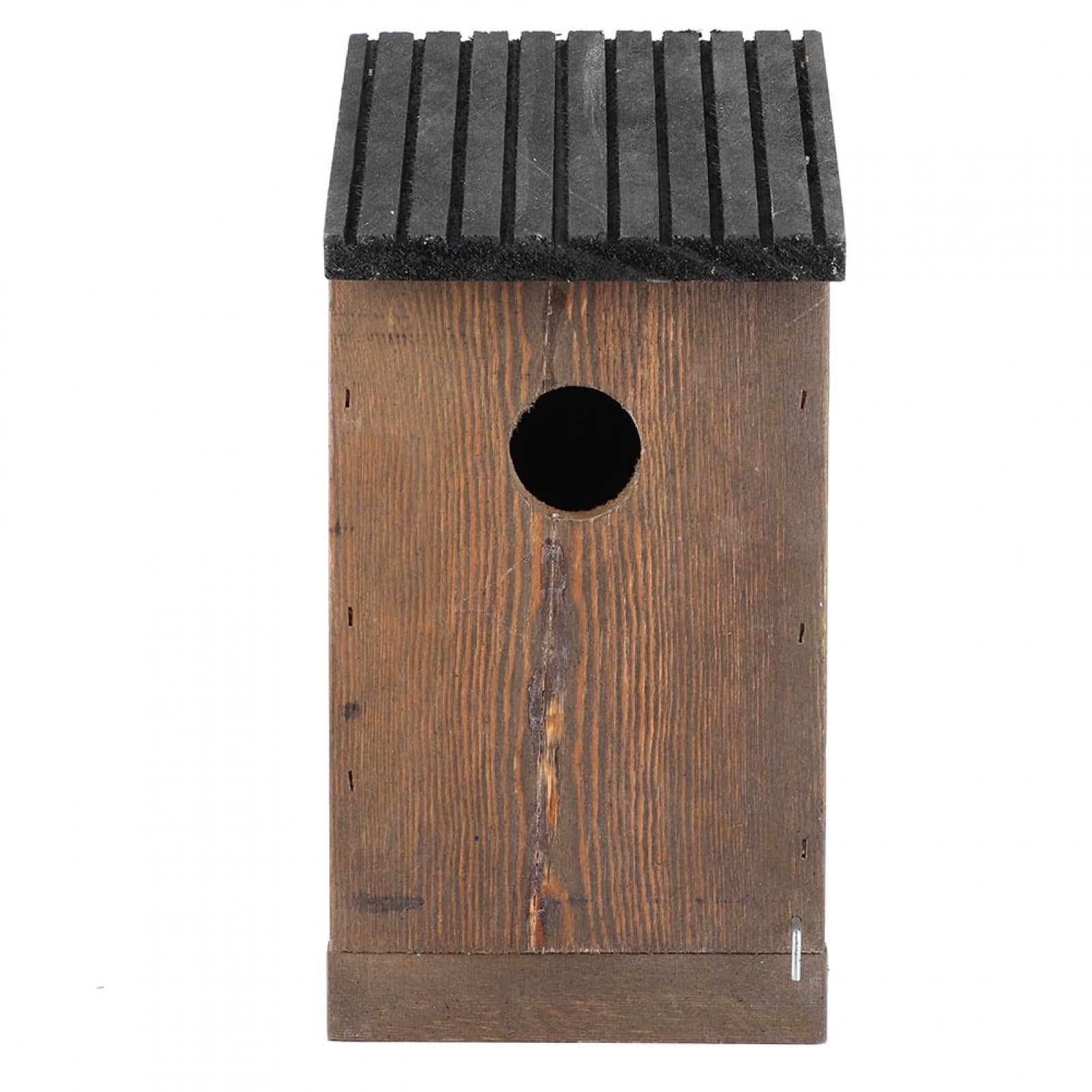 Hanging Wooden Bird House DIY Breeding Parrots Bird Nesting Box for ...