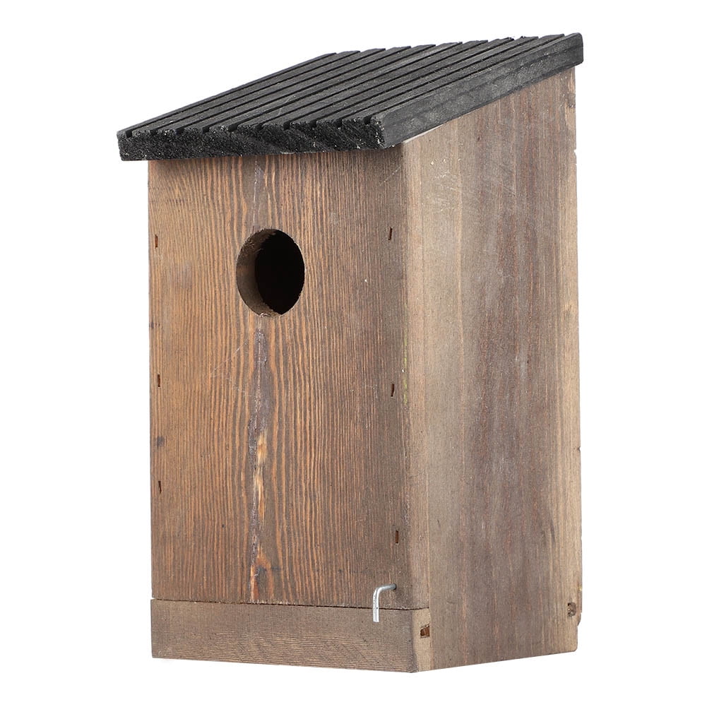 Hanging Wooden Bird House DIY Breeding Parrots Bird Nesting Box for ...