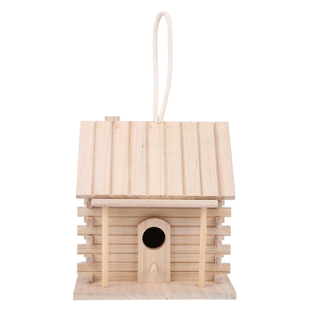 Hanging Wooden Bird Nests Bird House For Outside,Outdoor Bird Houses ...