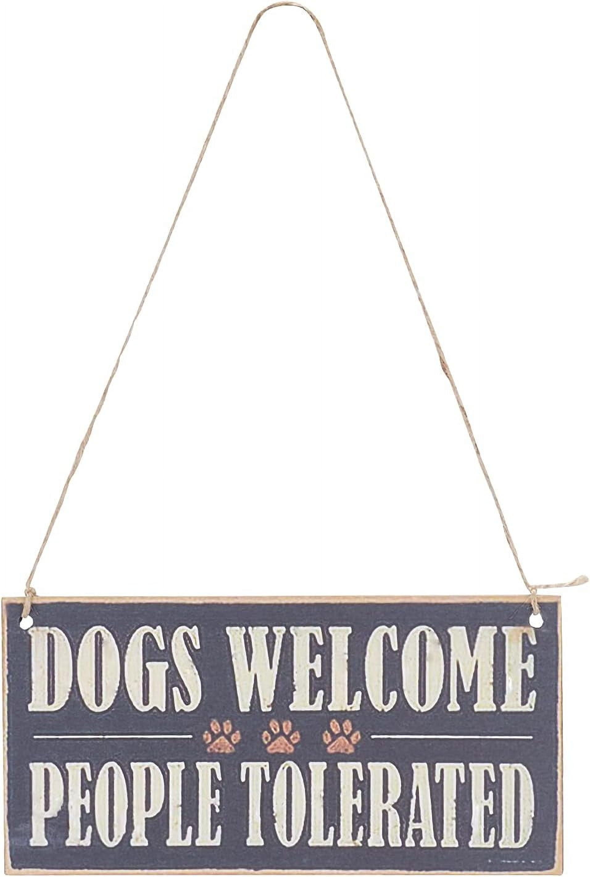 Hanging Wooden Plaque with Saying Density Board with Hemp Cord ...
