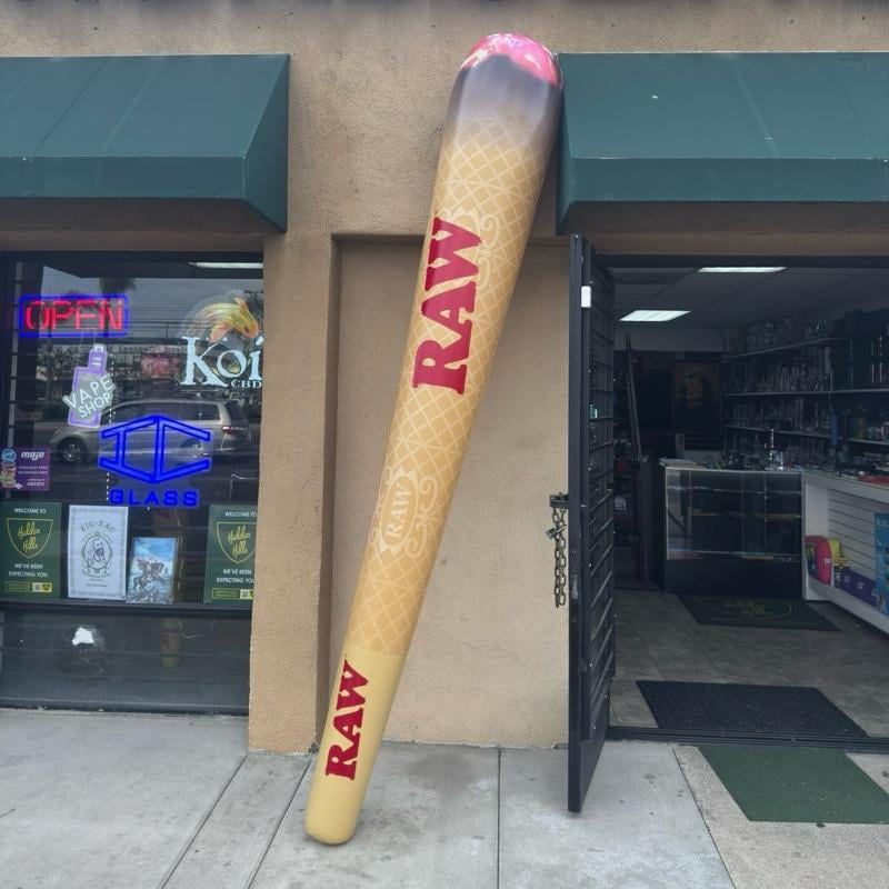 Hanging inflatable RAW balloon Cone Huge 10FT/6FT/4FT - Walmart.com