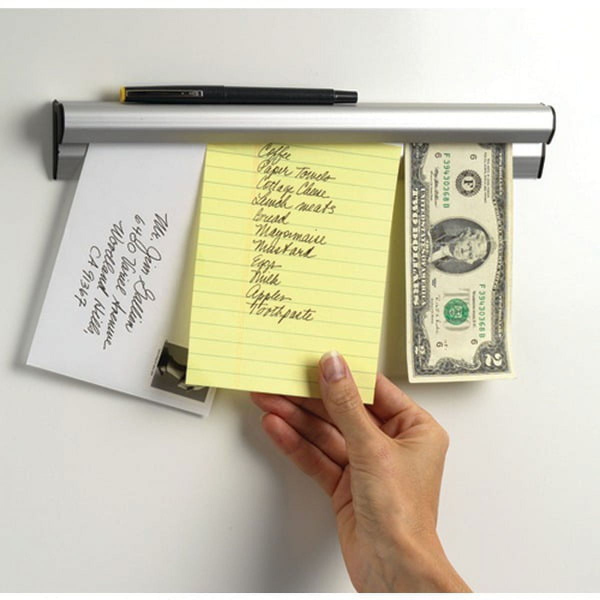 Hangman® Csa-12 Anodized Clip Strip (12") - Walmart Business Supplies